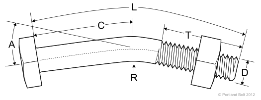 Bent Bolts - Pole Line Fasteners